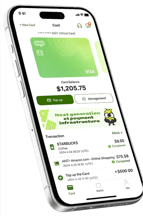 Tevau - USDT Card & Visa Card for Crypto Payments